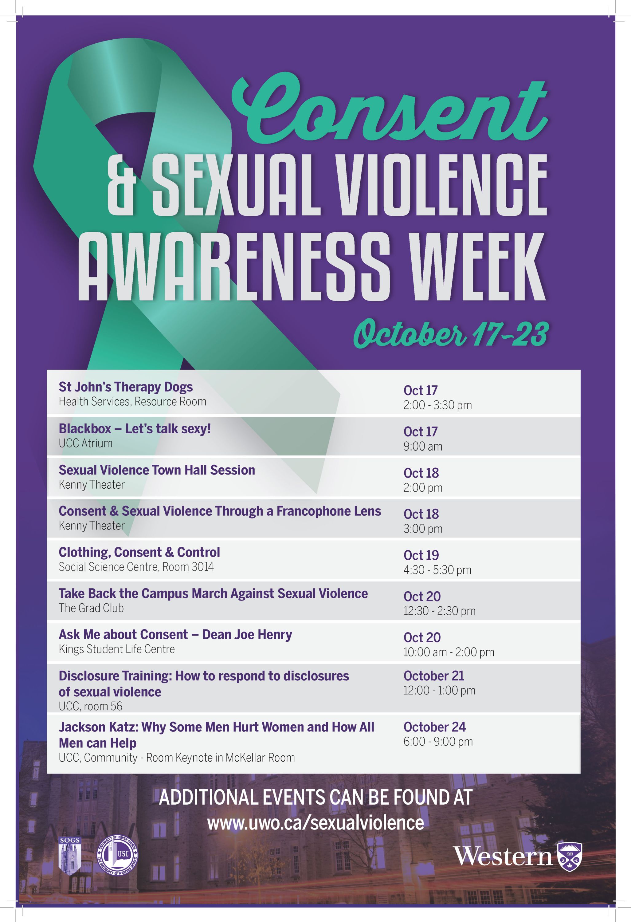 Consent And Sexual Violence Awareness Week Kings University College